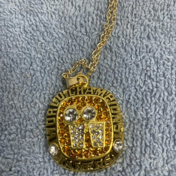Accessories | Lakers Gold Pendant And Chain | Poshmark